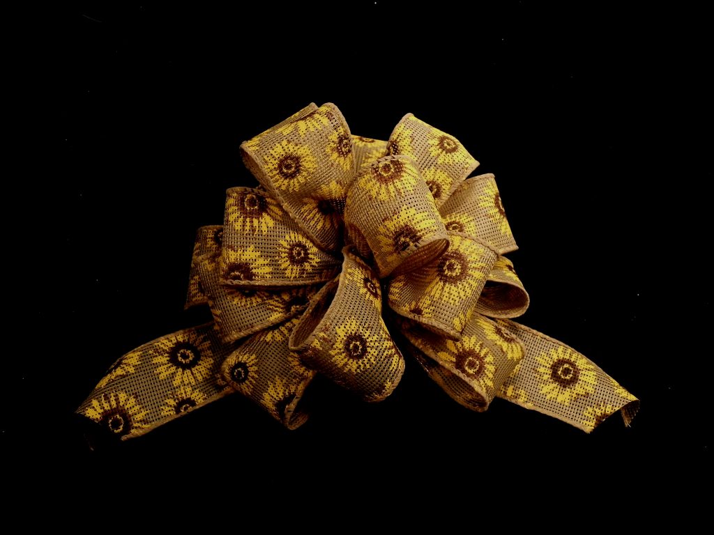 Wired Sunflower Ribbon from American Ribbon Manufacturers