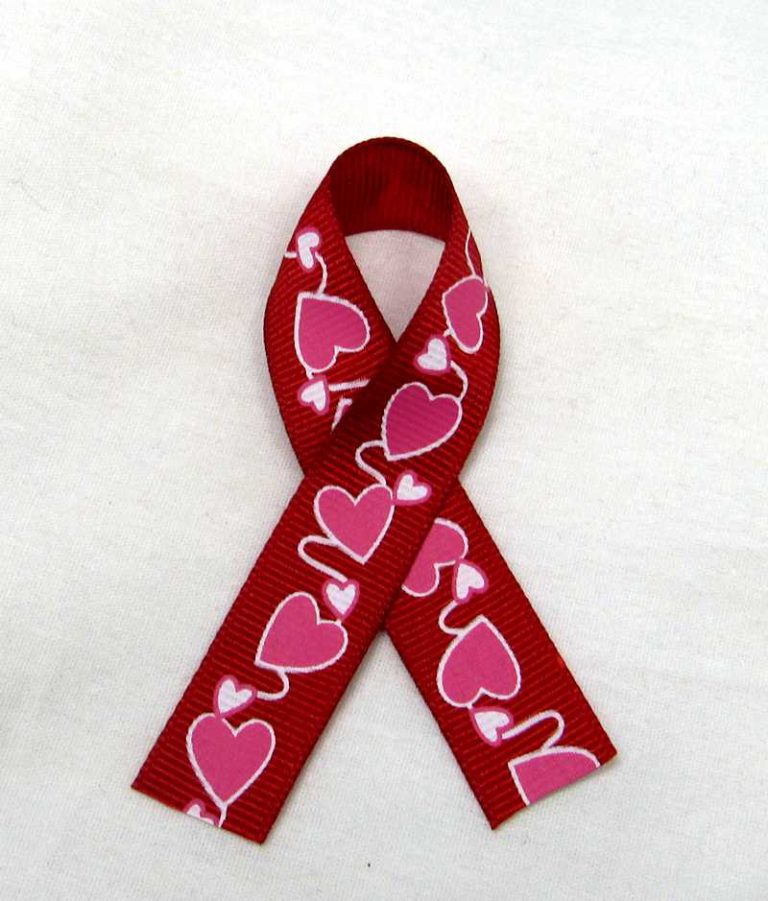 Grosgrains Heart Ribbon from American Ribbon Manufacturers